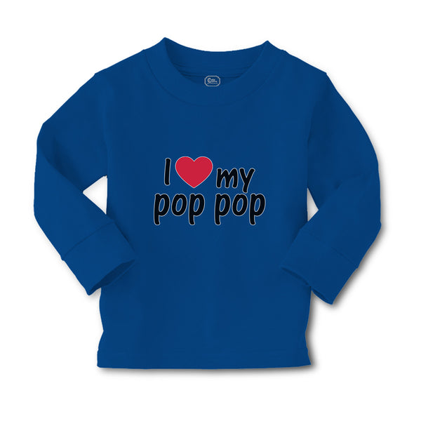 Cute Rascals® Baby Clothes I Love My Pop An Dad's With Red Heart